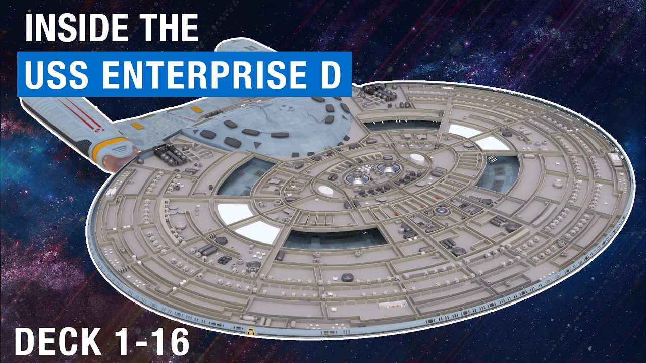 Inside the USS Enterprise D (Deck 1-16)
