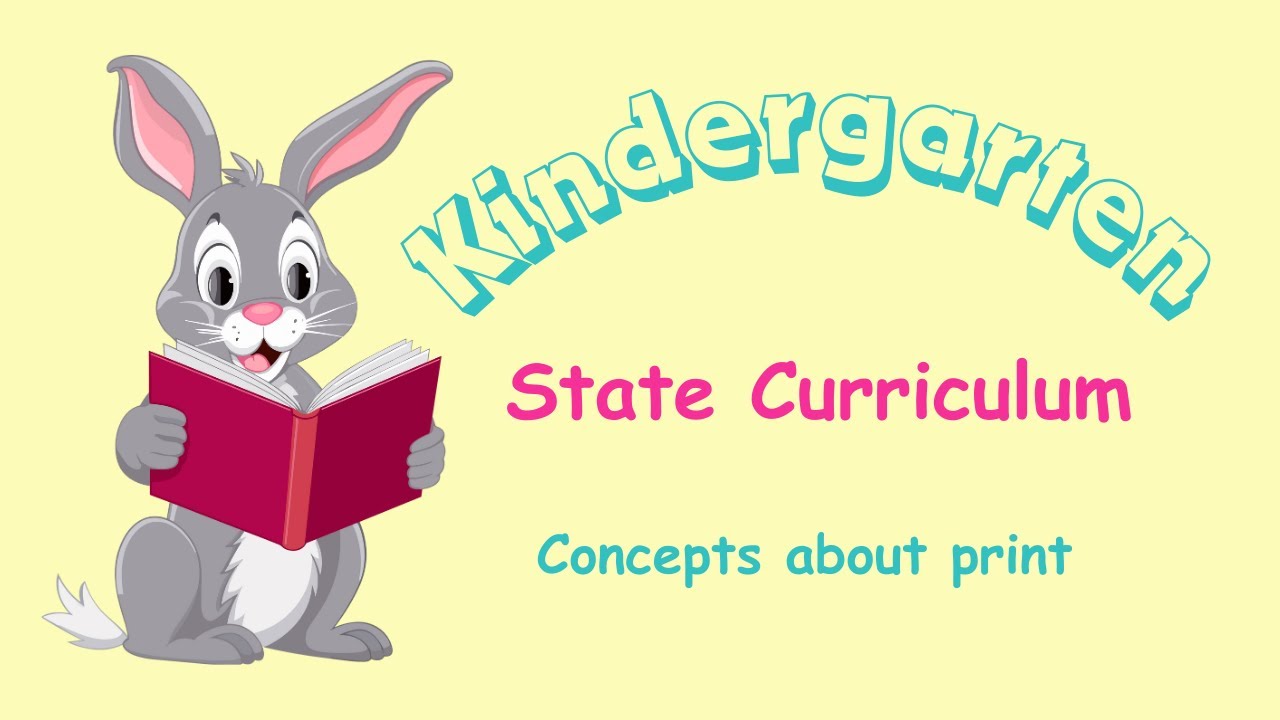 Kindergardent State Curriculum  ( 1.4 )