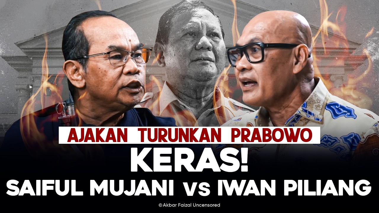 CALL TO DROP PRABOWO. LOUD! SAIFUL MUJANI VS. IWAN PILIANG