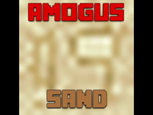 Suspicious Sand but SUS Minecraft Texture Pack