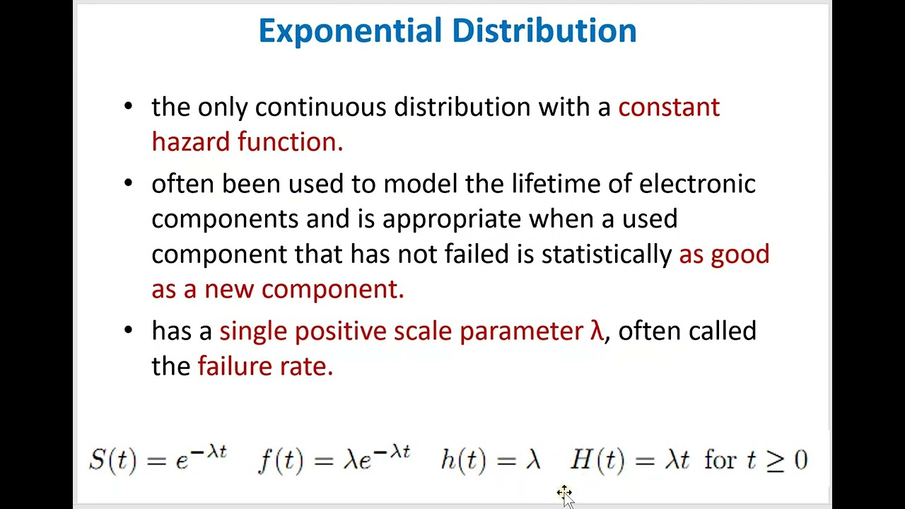 Reliability Analysis: Parametric Distribution (Exponential)
