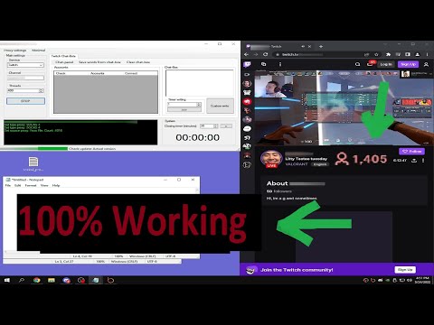 How to Twitch viewbot - Improving viewers / Download link [2022]