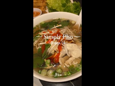 Simply Pho in Orange CA is the perfect spot if you’re feeling under the weather! #shorts