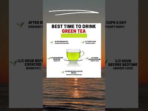 Best time to drink green tea.... #shorts #health #tips #gk #ytshorts