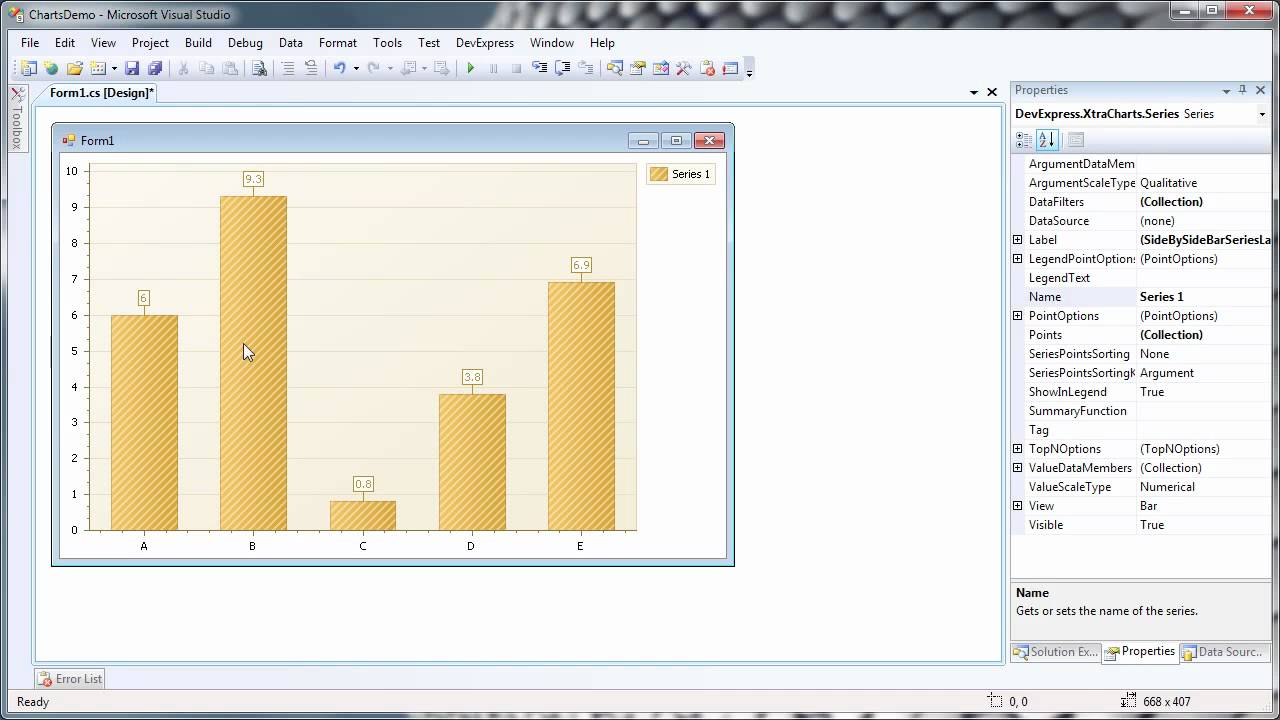 WinForms Charts - Getting Started (Updated Video Available)