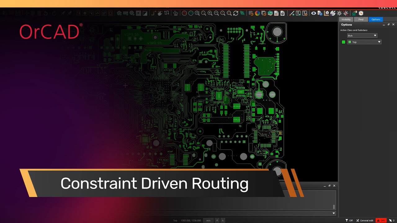 Constraint Driven Routing | OrCAD PCB Designer