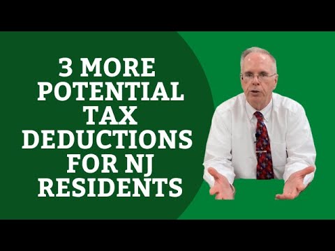 3 MORE Potential Tax Deductions for NJ Residents