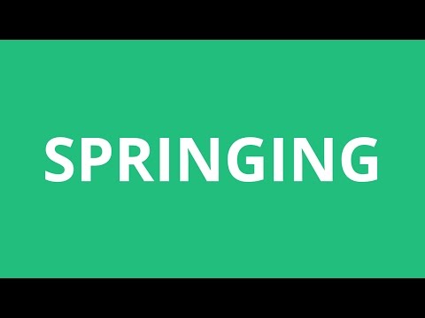 How To Pronounce Springing - Pronunciation Academy