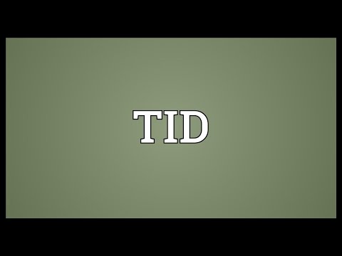 TID Meaning