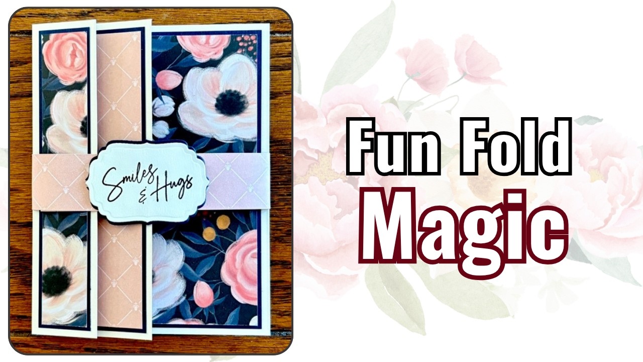 Easy Fun Fold Card Tutorial | Overlapping Tri-Panel Design
