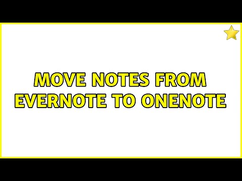 Move notes from Evernote to OneNote (3 Solutions!!)