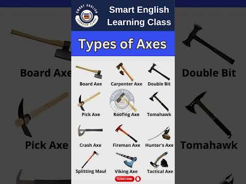 12 Types of Axes You Should Know π¨ | Axe Names in English #TypesOfAxes #AxeNames #ToolFacts
