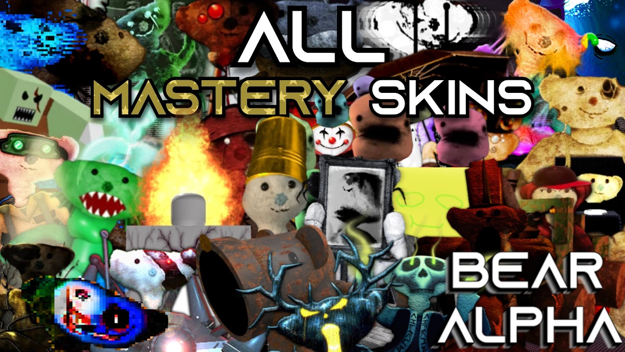 Showcasing ALL MASTERY SKINS In Bear (Alpha)