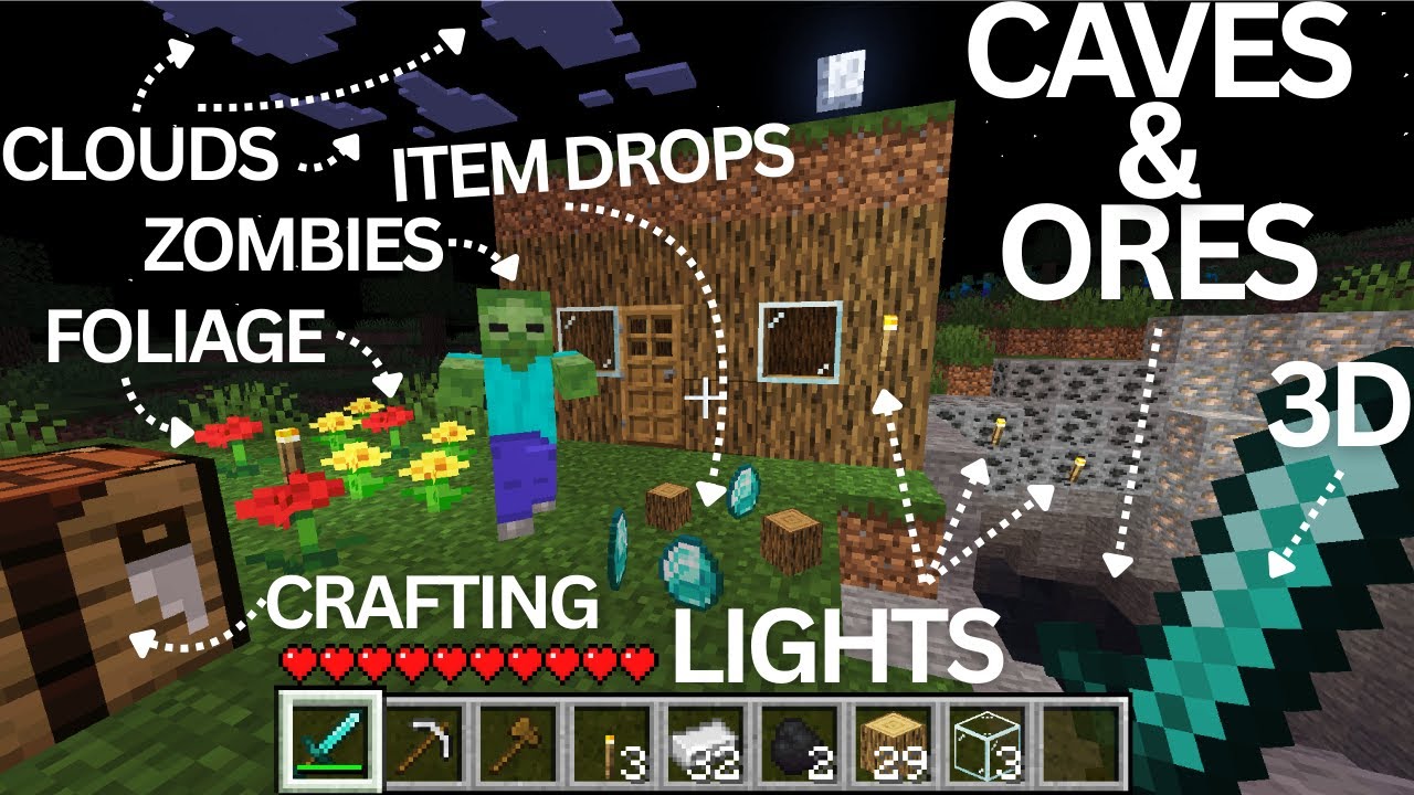 Making Minecraft From Scratch In 300+ Hours(No Game Engine)