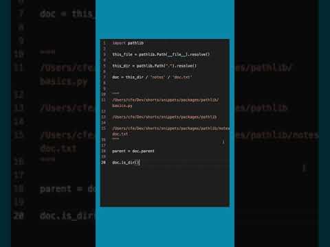 Python Pathlib Basics