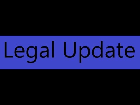 Legal Update Tab