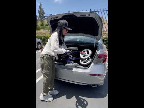 Loading NOVA Express Rollator Walker In and Out of Car #seniortravellers #rollator #mobilitytips