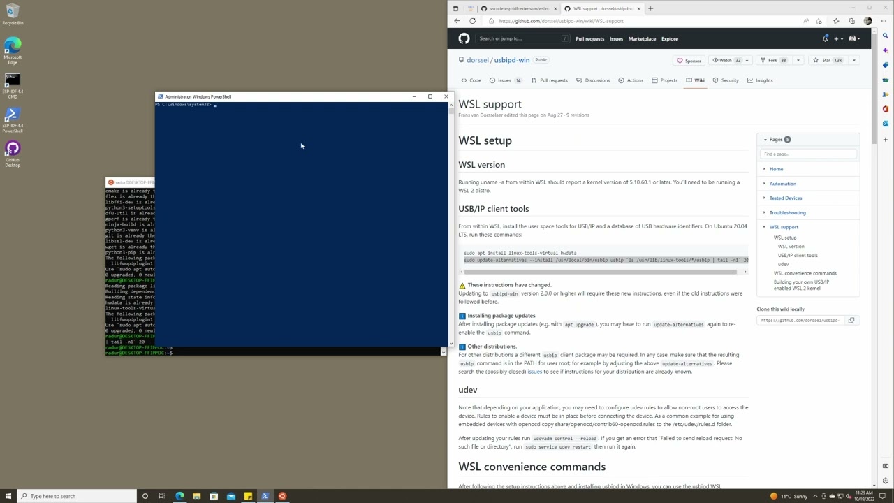 ESP-IDF VSCode Extension Tutorial #12: Developing in WSL