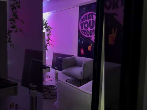 BTS getting our Podcast studio ready at Spaces Utrecht #shorts