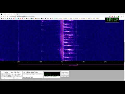 Russian E06 "English Man" number station at 4760 kHz (long message)