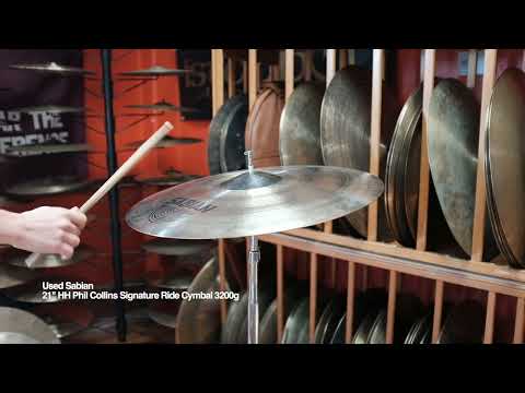 Used Sabian 21" HH Phil Collins Signature Ride Cymbal 3200g | Reverb