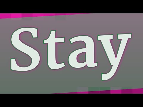 STAY pronunciation • How to pronounce STAY