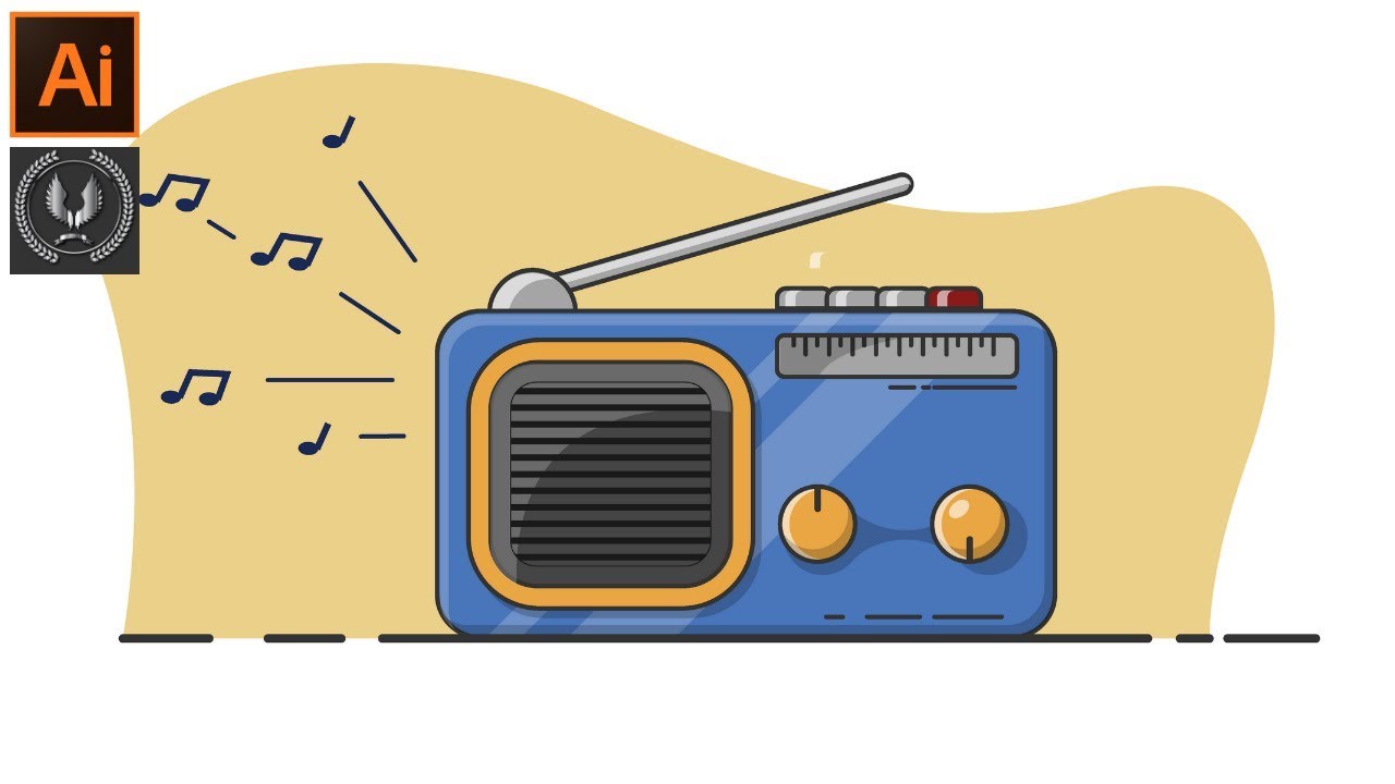 Adobe Illustrator CC Tutorial Flat Design