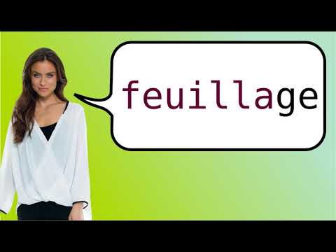How to say 'greenery' in French?