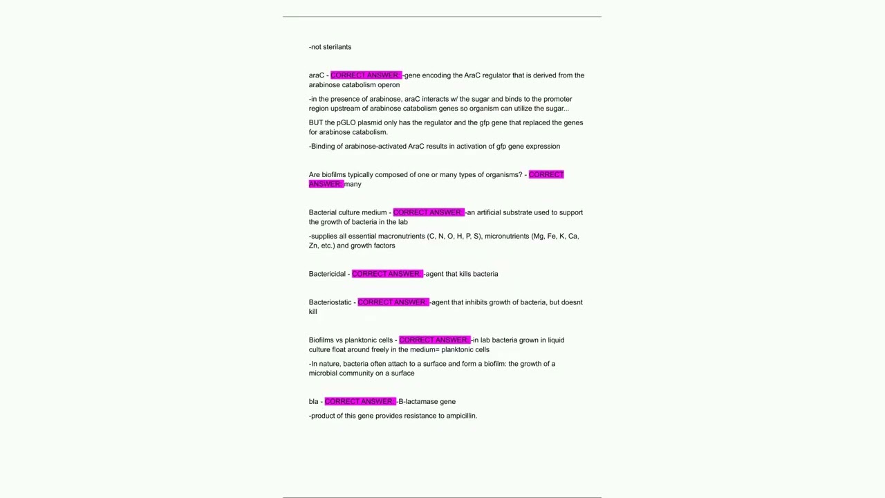 Microbiology Lab Final Exam Latest Update 2025 2026 200 Questions and 100% Verified Correct Answers