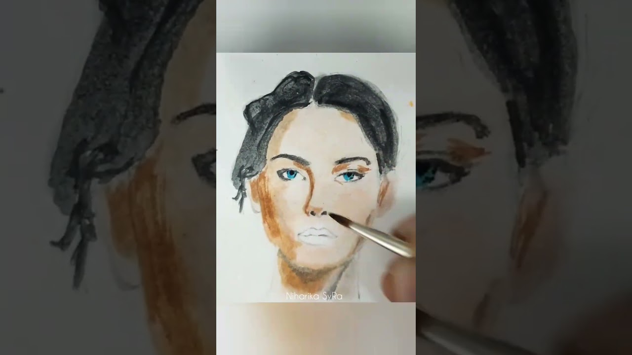 watercolor portrait 2