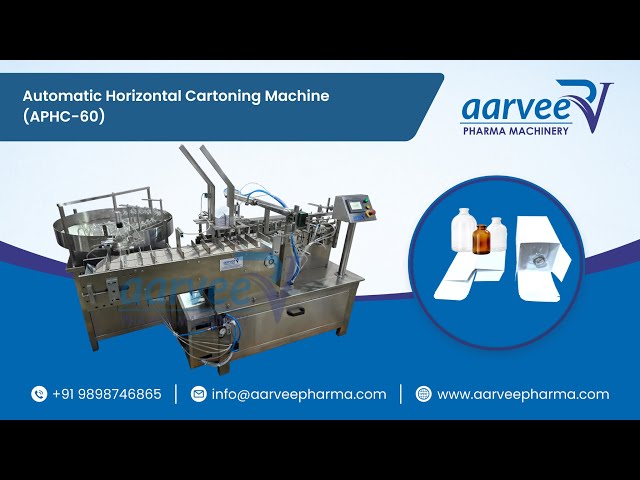 Cartoning Machine - Automatic High Speed Intermittent Motion Horizontal ...