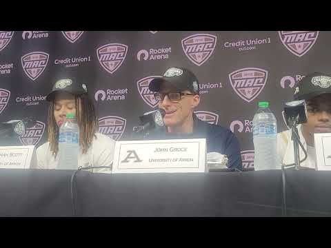 Postgame: Akron coach John Groce