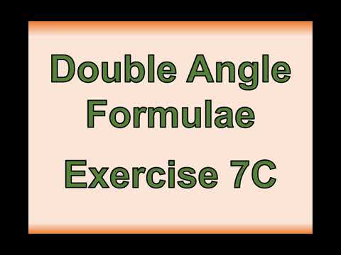 A2 Maths - Pure - Double Angle Formulae