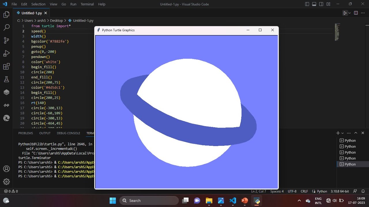How to make Samsung internet browser icon by using python