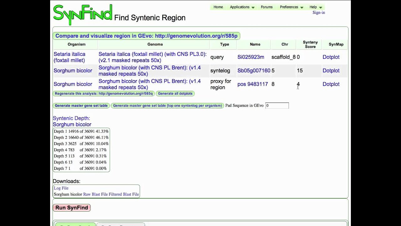 Marking a Gene Pair in a SynMap Dotplot