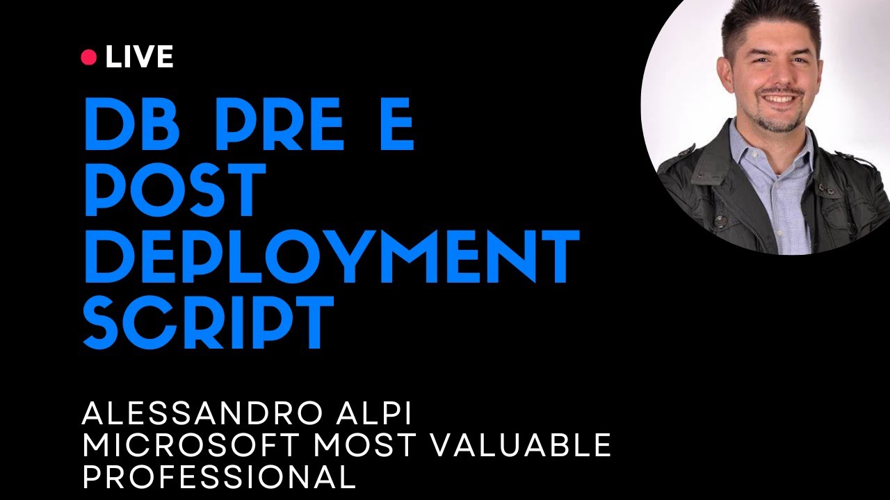 Database pre e post deployment script