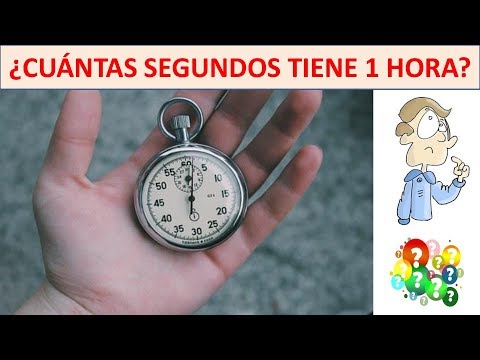 cuantos segundos tiene una hora