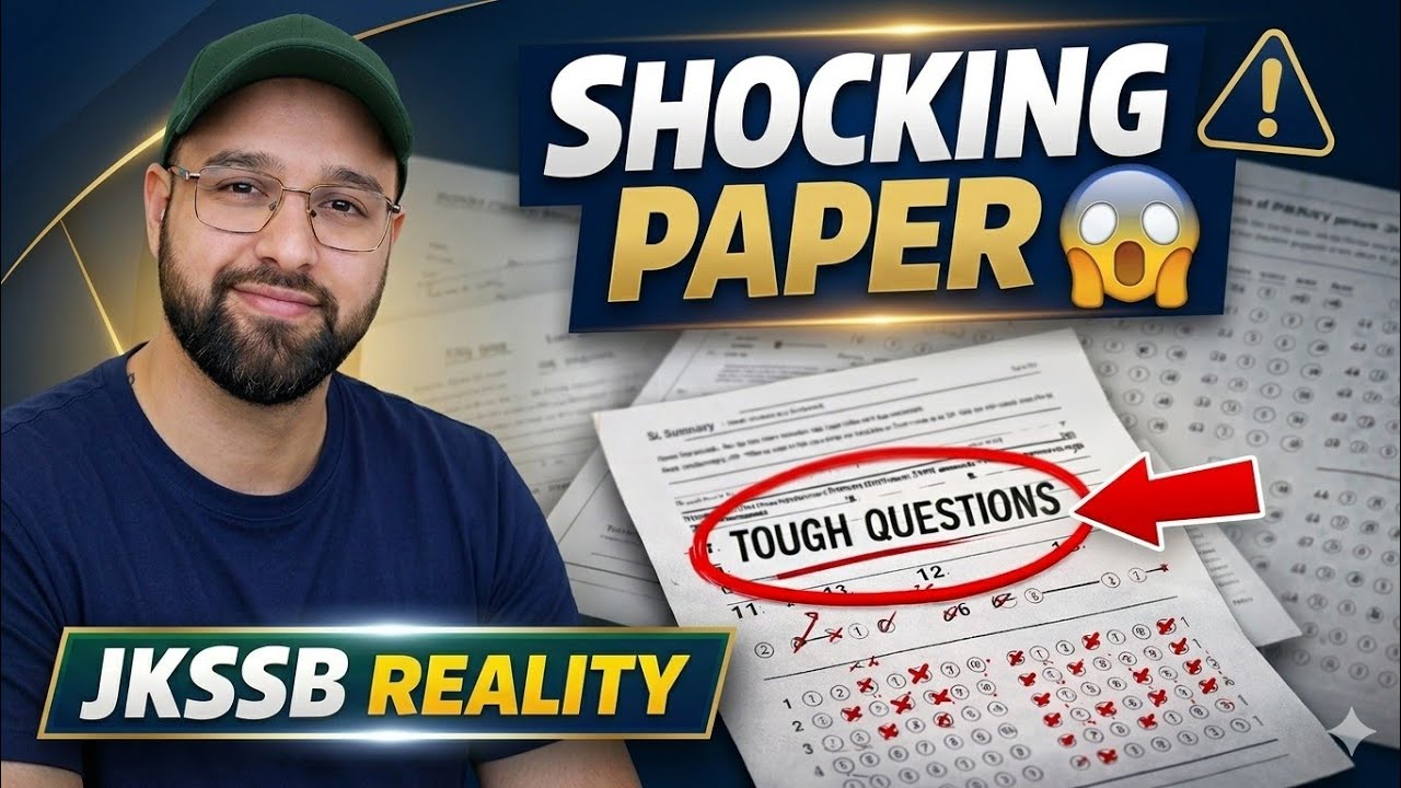 JKSSB Shock! 😳 Why This Difficult Paper Was Set? Full Analysis + Strategy #waheedsir #wsacademy