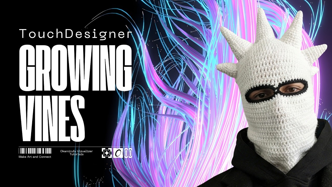 TouchDesigner Tutorial: Create Procedural Growing Vines (Easy)