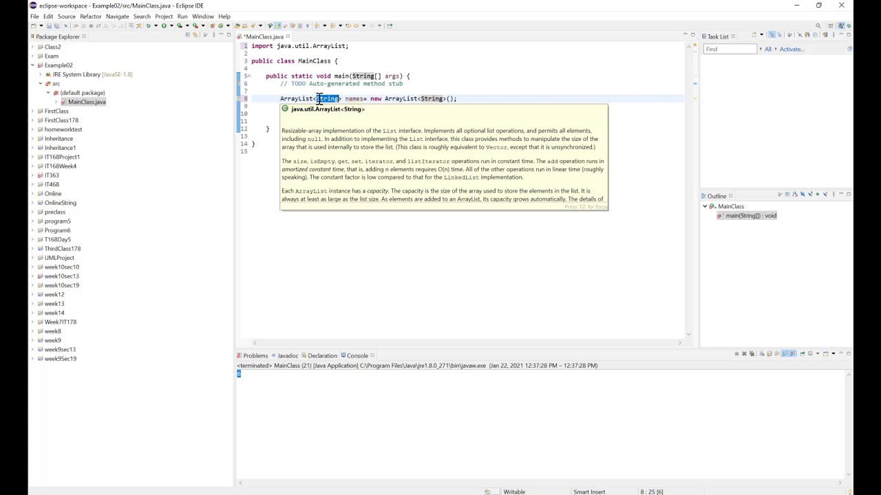 How To Create An ArrayList of Integers | ArrayList in Java Tutorial