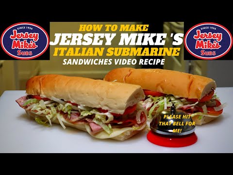JERSEY MIKE'S SUB SANDWICH | HOWTO MAKE JERSEY MIKE'S ITALIAN SUBMARINE SANDWICHES VIDEO RECIPE 2020