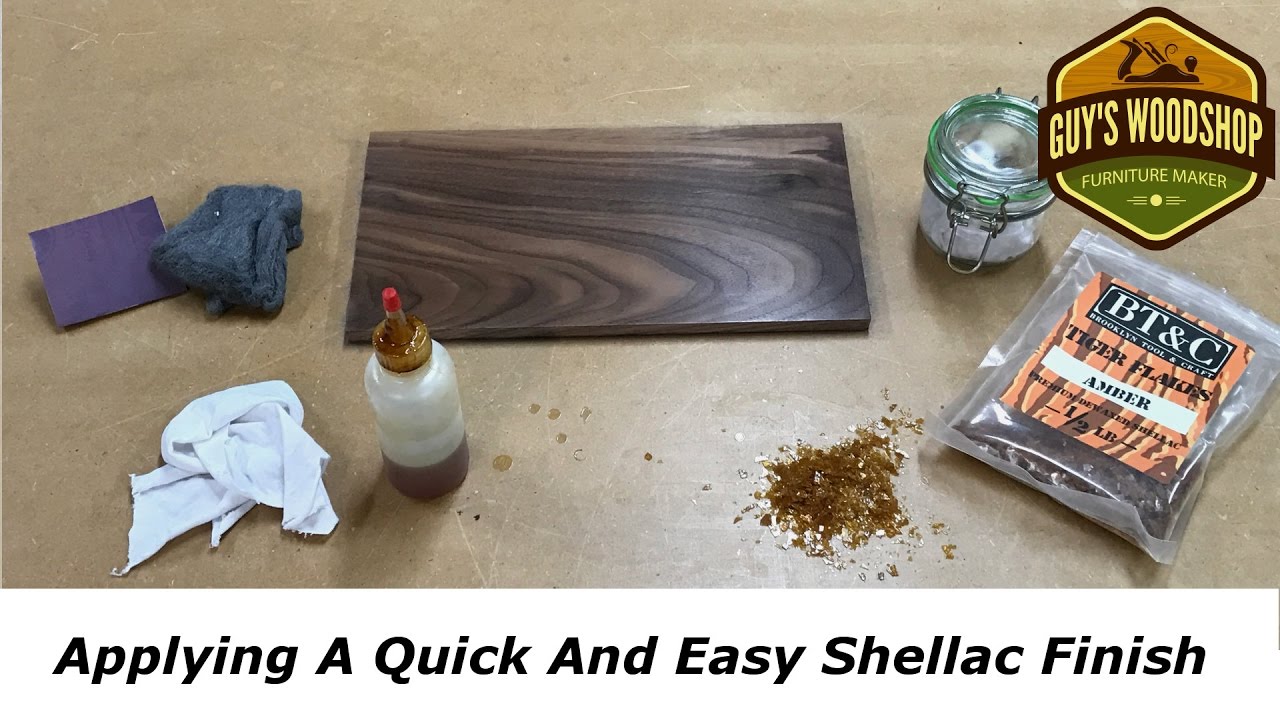 Applying A Quick And Easy Shellac Finish