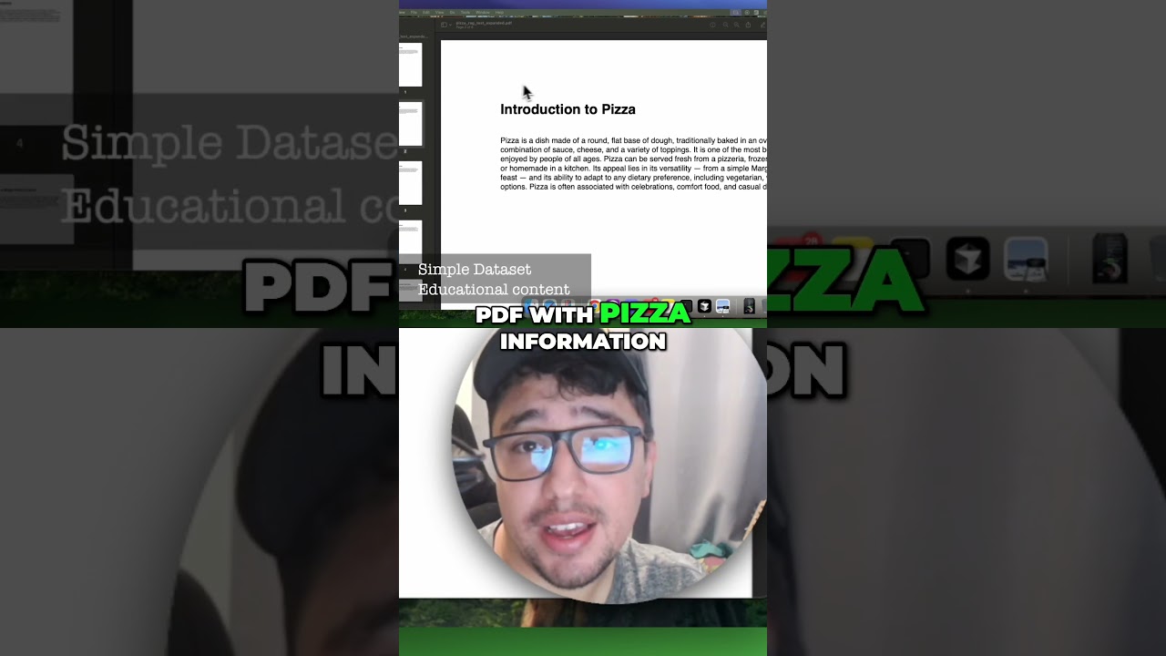 RAG System: How to Build a Simple Pizza PDF Retrieval in Python  #automation