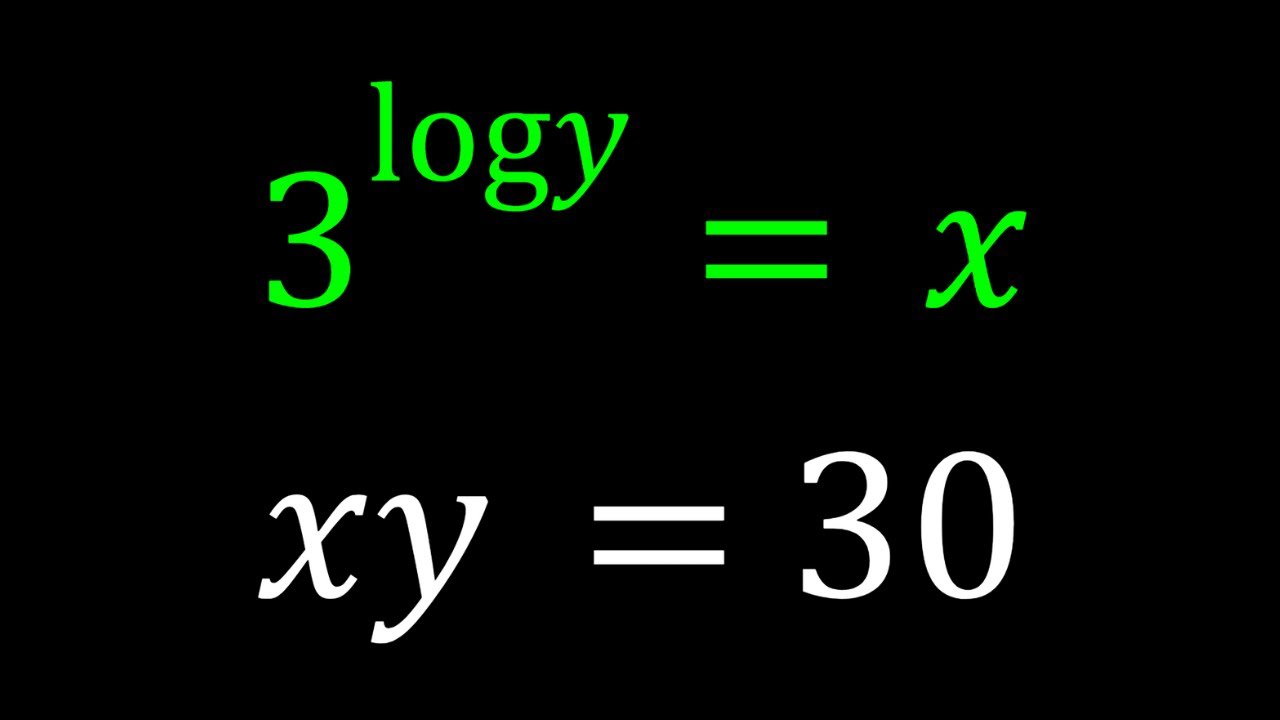 Solving A Nice And Easy Exponential System