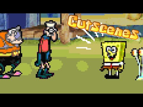 SpongeBob SuperSponge (GBA) - All Cutscenes and Dialogue [4K]