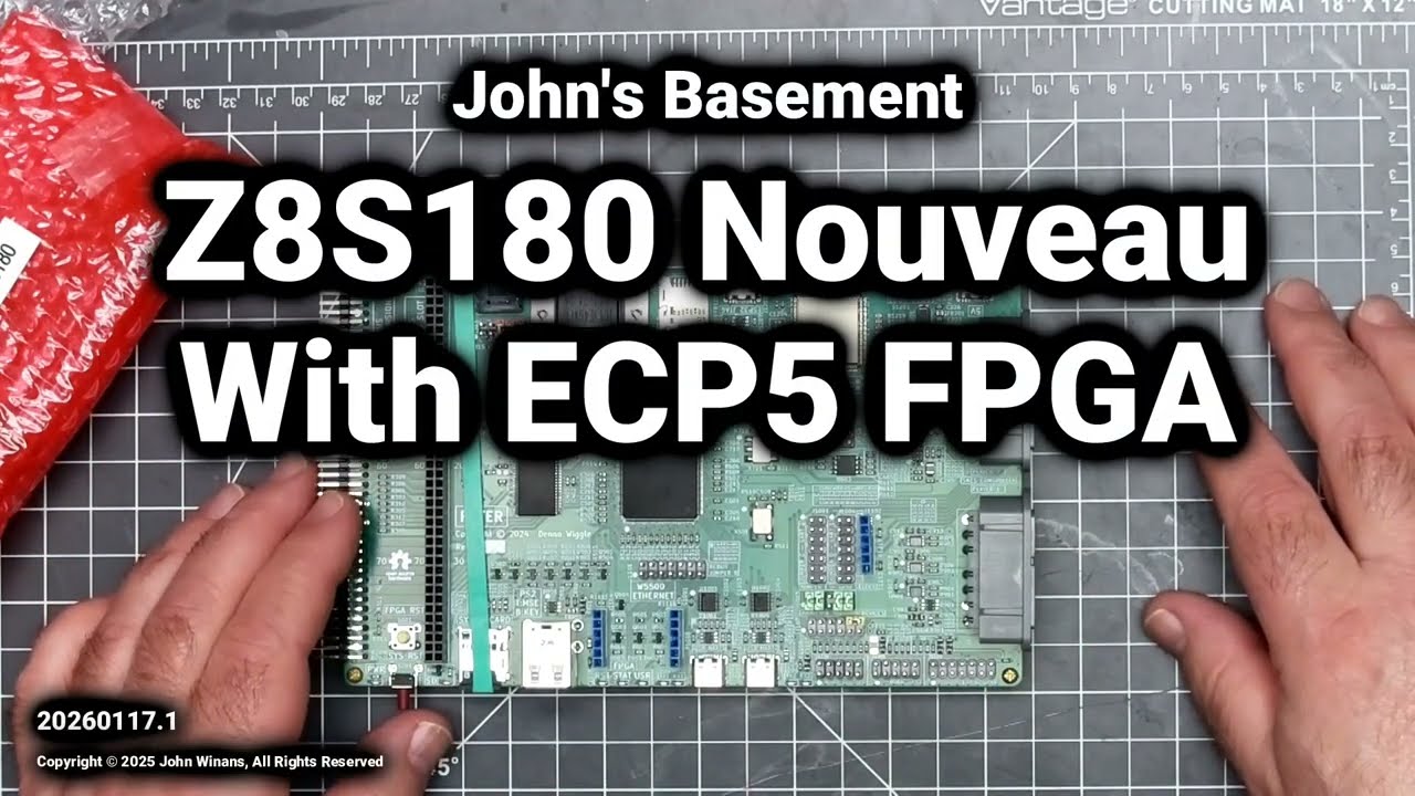 Z80 Nouveau With ECP5 FPGA