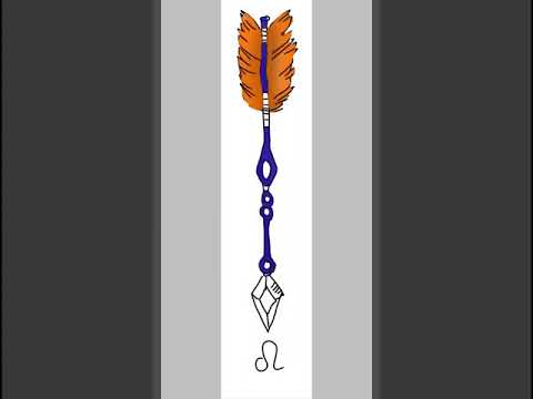 Leo zodiac arrow