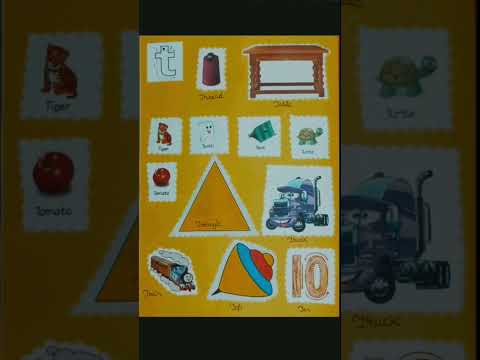 words starting with letter T with pictures and phonics #funlearning #phonics