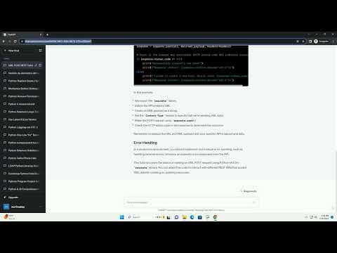 XML POST REST Request using Python