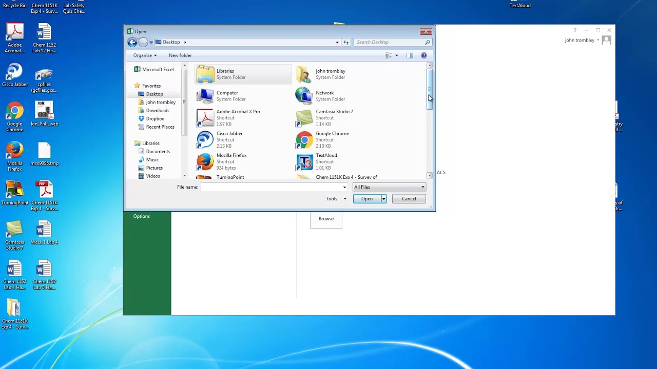 Importing Data from the LabQuest